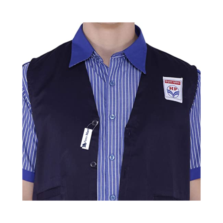 HPCL Petrol Pump Uniform Manager Pant Navy Blue - Petro Mart