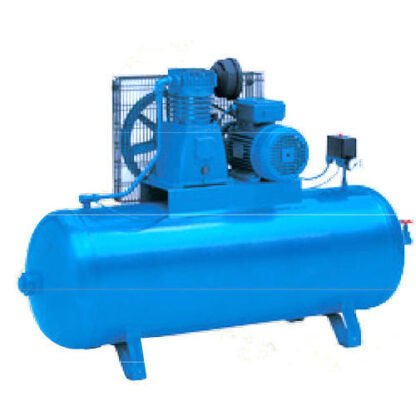 3HP 160L Single Phase 2 Head Air Compressor with Motor Fitting - Petro Mart