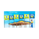 Bharat Petroleum (BPCL) Flag Set (Set of 6) - Petro Mart