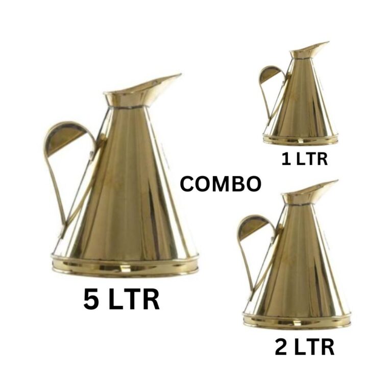 Oil Measure Brass Can for Petrol Pump - Petro Mart